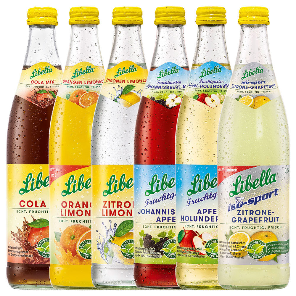 Libella Mischkasten 20x0,5l | Limonaden | Limo & Schorlen ...