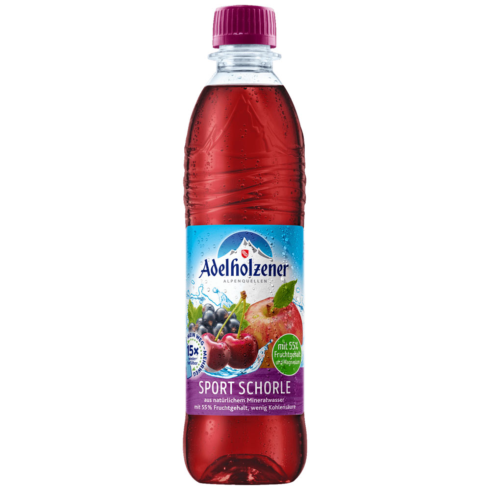Adelholzener Sport Schorle 12x0,5l PET | Schorlen | Limo & Schorlen ...