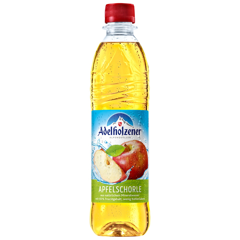 Adelholzener Apfelschorle 12x0,5l | Schorlen | Limo & Schorlen ...